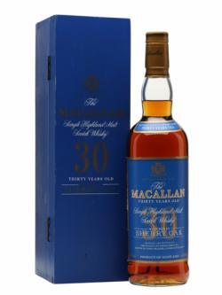 Buy Macallan 30 Year Old / Sherry Oak / Blue Label Speyside Whisky ...