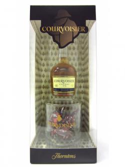 Miniature of Cognac Brandy Courvoisier Miniature Glass Thorntons ...