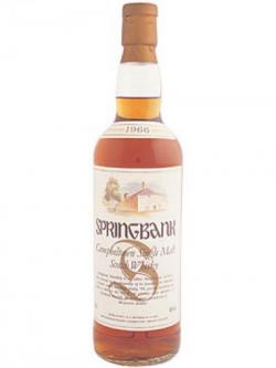 Buy Springbank 1966 / Distillery Label Campbeltown Whisky Single Malt ...