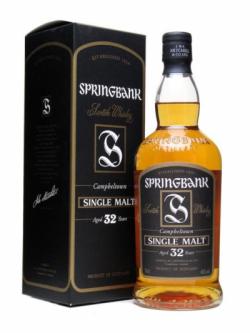 Buy Springbank 32 Year Old Campbeltown Single Malt Scotch Whisky Single ...