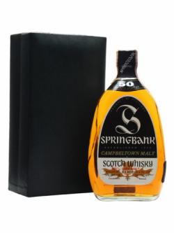 Buy Springbank 50 Year Old / Bot.1960s Campbeltown Whisky Single Malt ...